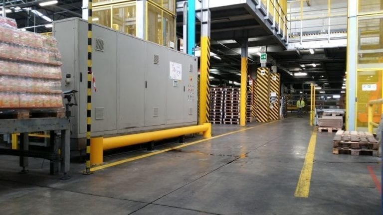 Flex Impact Polymer Traffic Barriers - Materials Handling