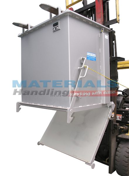 Drop Bottom Storage Bins - Materials Handling