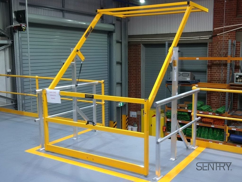 Sentry Mezzanine Safety Gate - Materials Handling