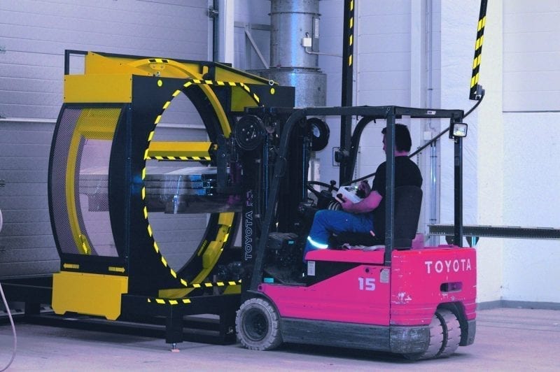 Orbital Wrapper Yellow Jacket - Materials Handling