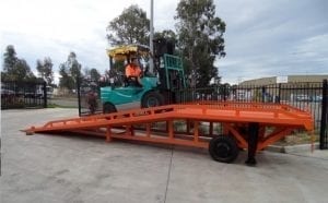 Forklift Ramps Trailer & Truck unloading - Materials Handling