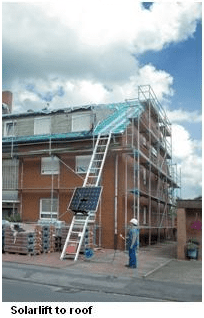 Ladder Lifters - Solar and Construction | Materials Handling