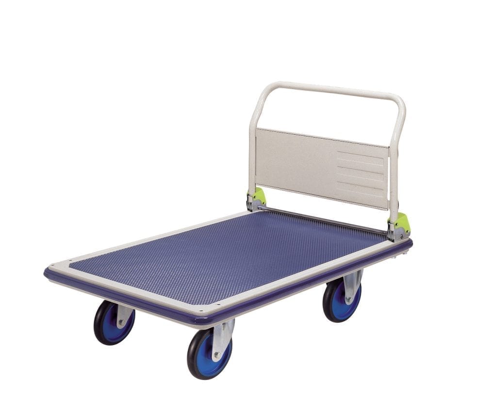 Prestar Single Platform Folding Handle Trolleys - Materials Handling