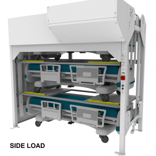 Hospital Bed Stacker Storage BedLift - Materials Handling