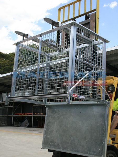 Drop Bottom Storage Bins - Materials Handling
