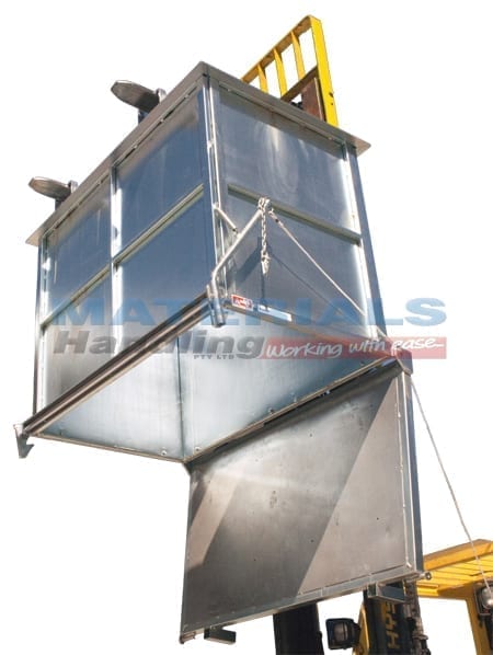 Waste Bins Drop Bottom | Materials Handling