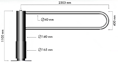 Retractable Dock Safety Barrier- Dok-Guardian® - Materials Handling