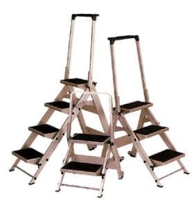 Safety Steps Folding Aluminium - Materials Handling