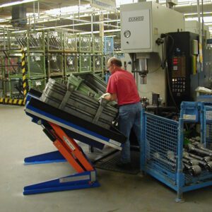 Pallet Bin Lifting & Tilt Device - Materials Handling