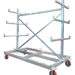 Pipe Trolley Storage Rack - Materials Handling