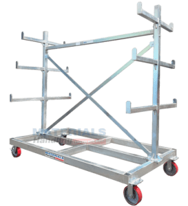 Pipe Trolley Storage Rack - Materials Handling