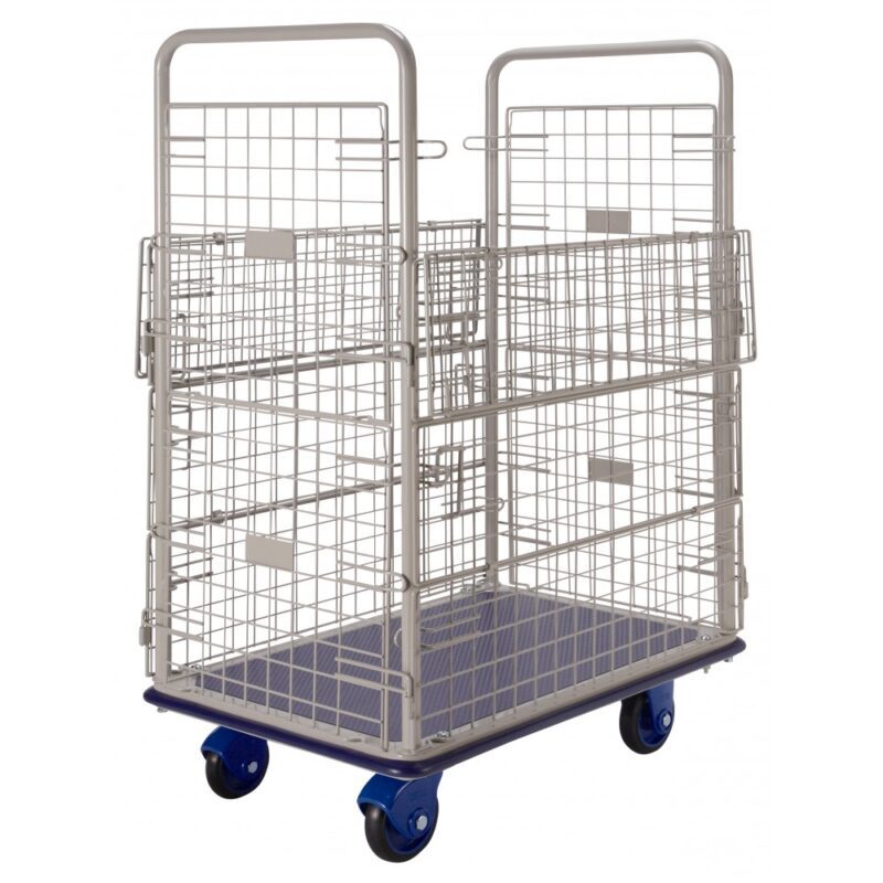 Platform Trolleys Mesh Sides Removeable Prestar - Materials Handling