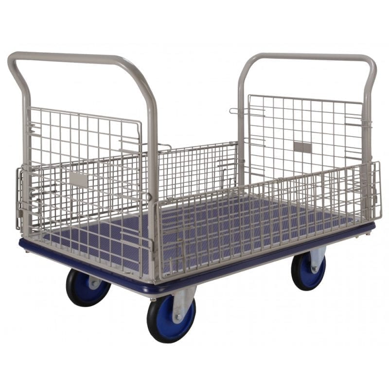 Platform Trolleys Mesh Sides Removeable Prestar - Materials Handling