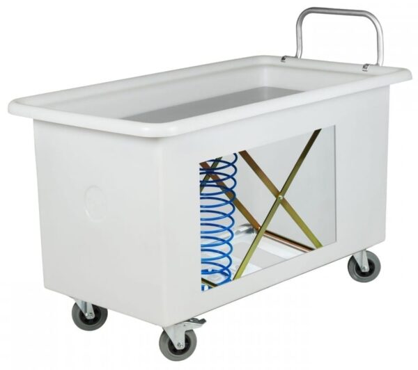 Tub Trolleys with Lifting Device (Spring Rising Base) - Materials Handling