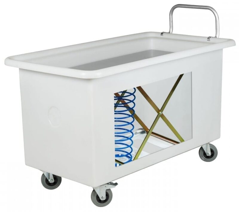 Tub Trolleys with Lifting Device (Spring Rising Base) - Materials Handling