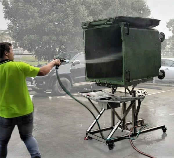 Wheelie Bin Washer Bin Blaster - Materials Handling