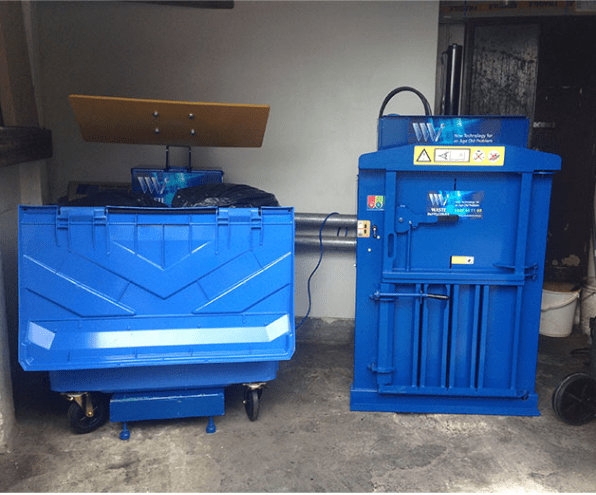 Wheelie Bin Compactor Press | Materials Handling