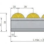 Floway Gravity Wheel Conveyor Track - Materials Handling