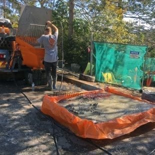 Concrete Collection Tray | Prevents Environmental Contaminants