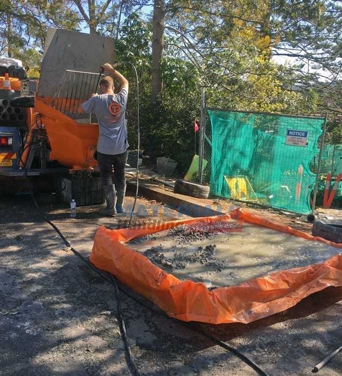 Concrete Collection Trays - Materials Handling