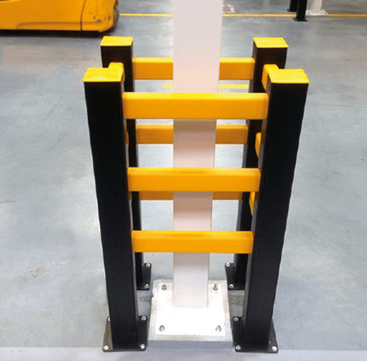 Flex Impact Column Protection - Post & Rail - Materials Handling