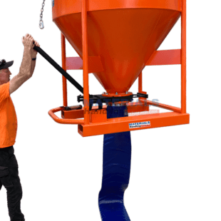 Concrete Kibbles with Slide Valve - Materials Handling