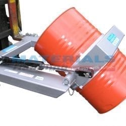 Drum Lifter Rotator Forklift Mounted Hydraulic - Materials Handling