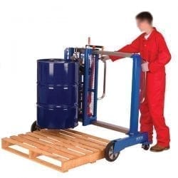 Drum Lifting Trolleys Side Shift De-Palletiser - Materials Handling