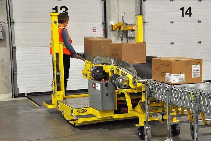 Container Unloading Conveyor - Destuff-IT | Materials Handling