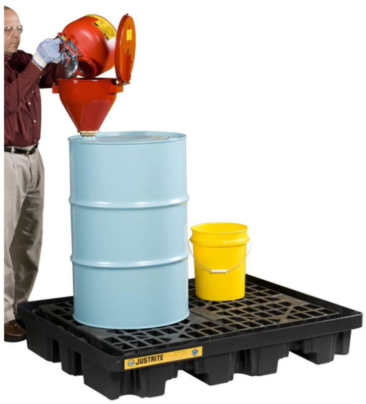 Drum Spill Pallets and Enclosures - Materials Handling