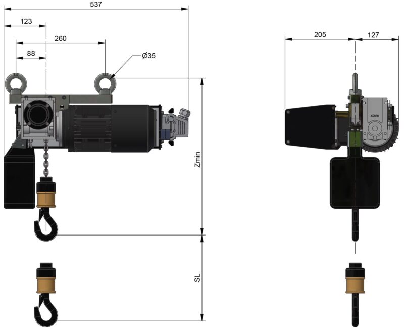 Electric Chain Hoists – MechChain Pro - Materials Handling