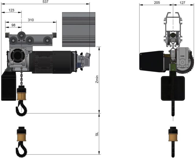 Electric Chain Hoists – MechChain Pro - Materials Handling