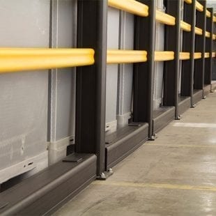 Flex Impact Kick Rails, Kerb and Wall Barriers - Materials Handling