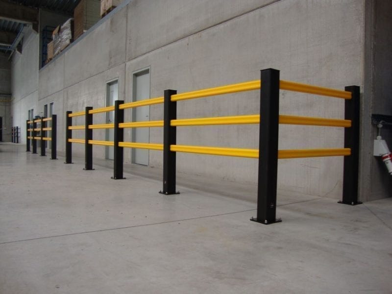 Flex Impact Polymer Safety Handrails - Materials Handling