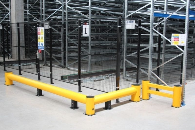 Flex Impact Polymer Traffic Barriers - Materials Handling