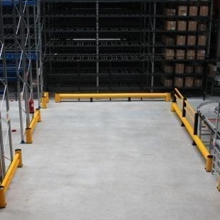 Flex Impact Polymer Traffic Barriers - Materials Handling