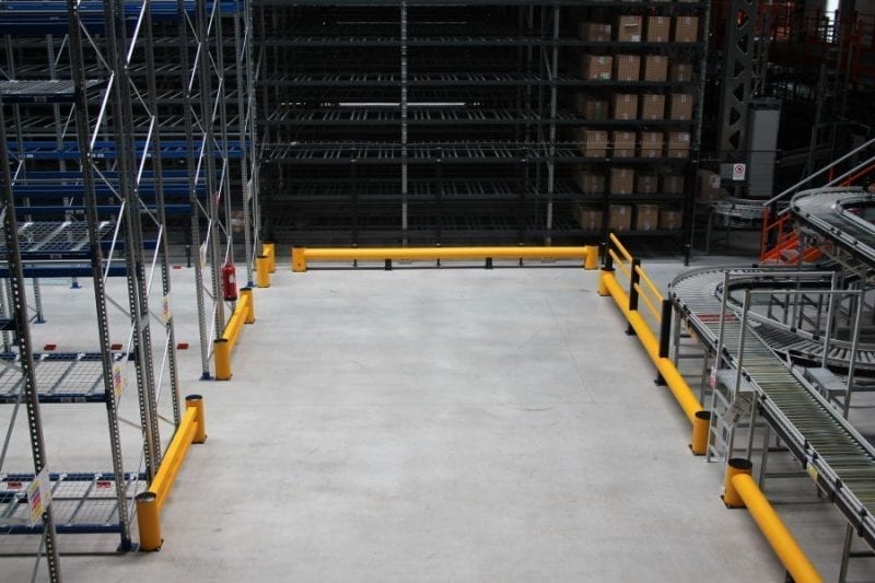 Flex Impact Polymer Traffic Barriers - Materials Handling