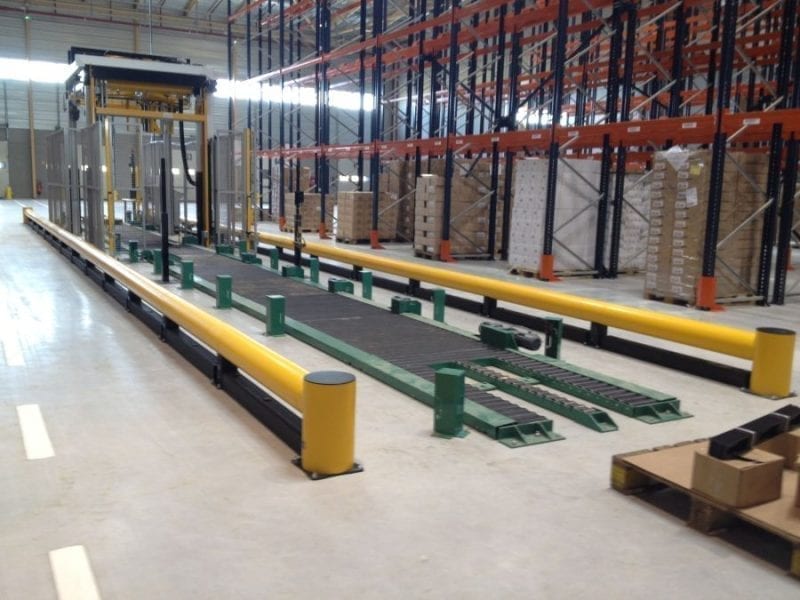 Flex Impact Polymer Traffic Barriers - Materials Handling