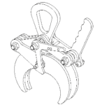 Lifting Clamps Scissor Grip Round - Materials Handling