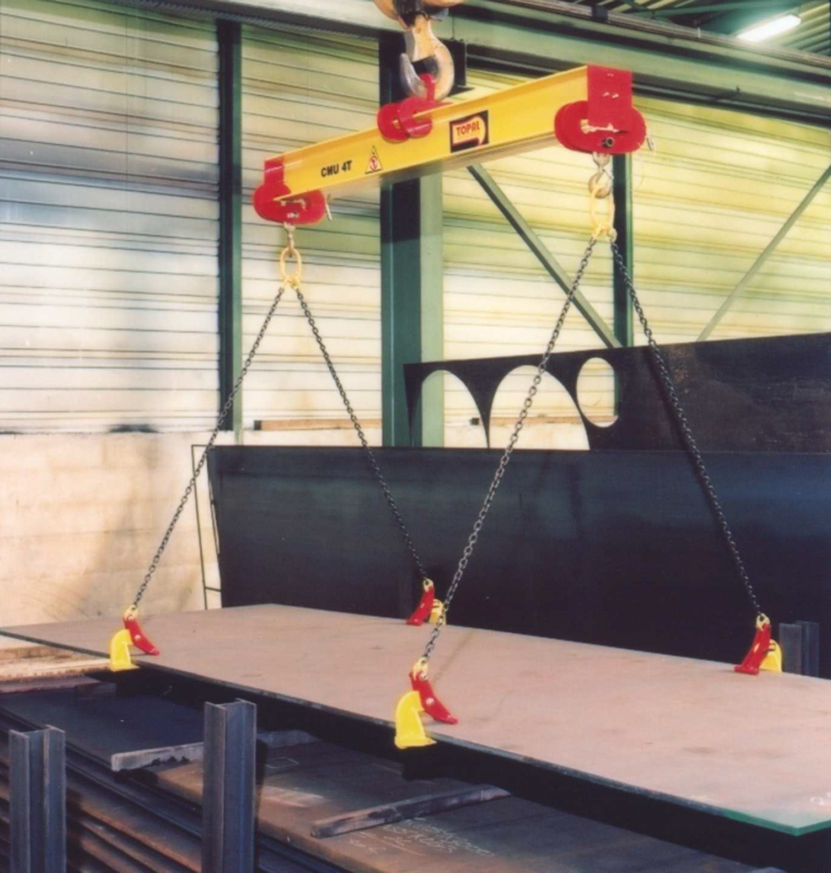 Lifting Clamps Horizontal Polyurethane Coating - Materials Handling