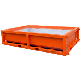 Waste Bin Low Profile Skip - Materials Handling
