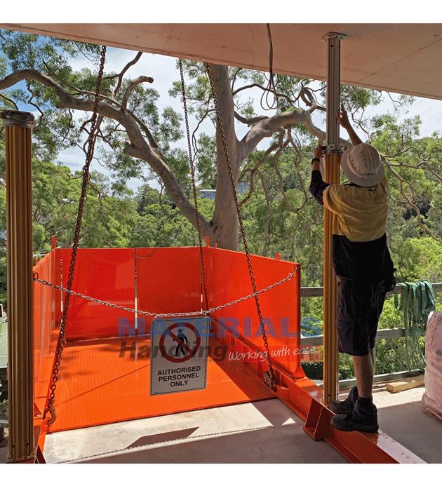 Crane Loading Deck - Materials Handling