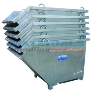 Tipping Bins Forklift Mounted and Crane Lifting Self Dumping ...