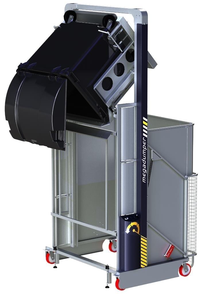 MegaDumper Bin Tippers (for 660/1100 L Bins) - Materials Handling