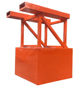 Waste Bin Compactor Forklift Attachment - Materials Handling