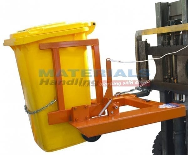 Wheelie Bin Tippers Forklift Mounted - Materials Handling
