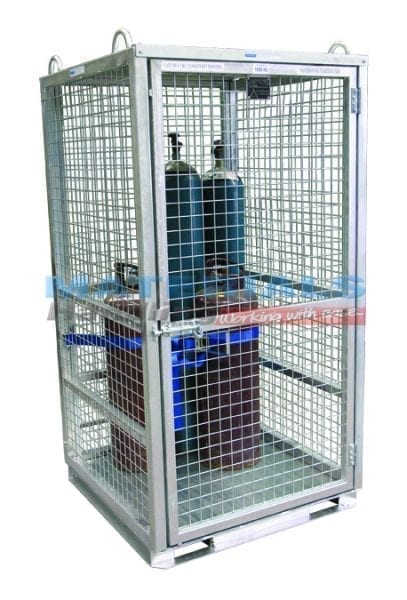 Gas Cylinder Lifting Cage - Secure - Materials Handling
