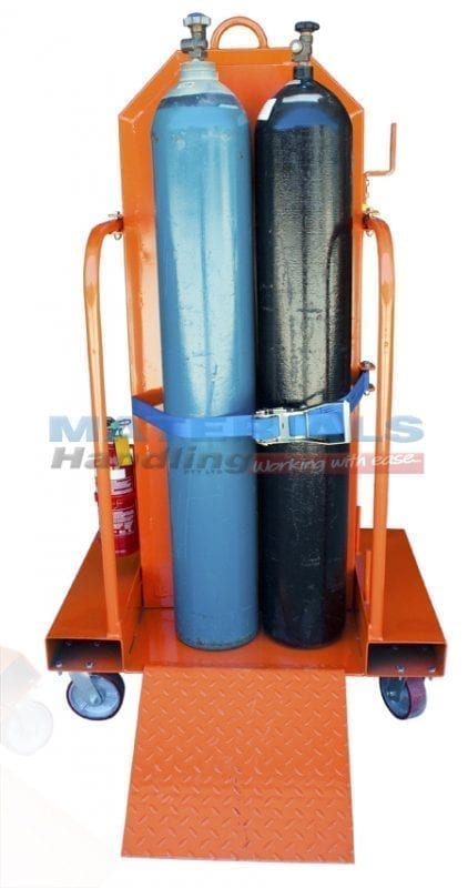 Gas Cylinder Trolley and Lifting Cage - Materials Handling