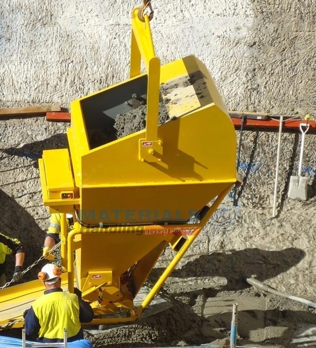 Concrete Kibble Lay-Down Type - Materials Handling