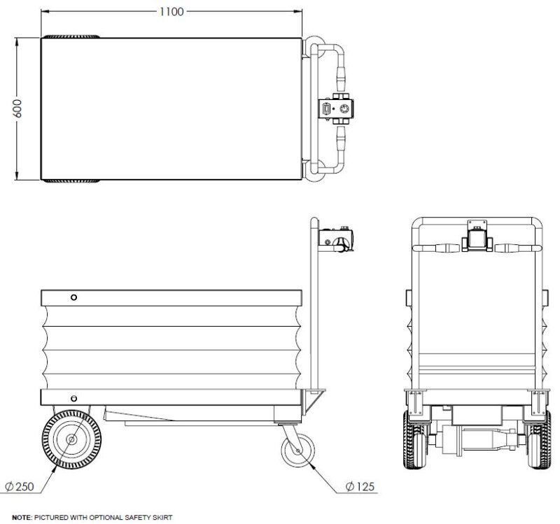Powered Lift and Drive Scissor Trolleys - Materials Handling